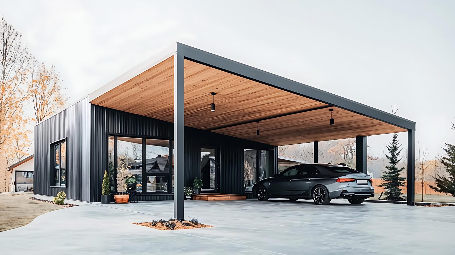 Creative Custom Metal Carport Design Inspirations - Metal Building ...